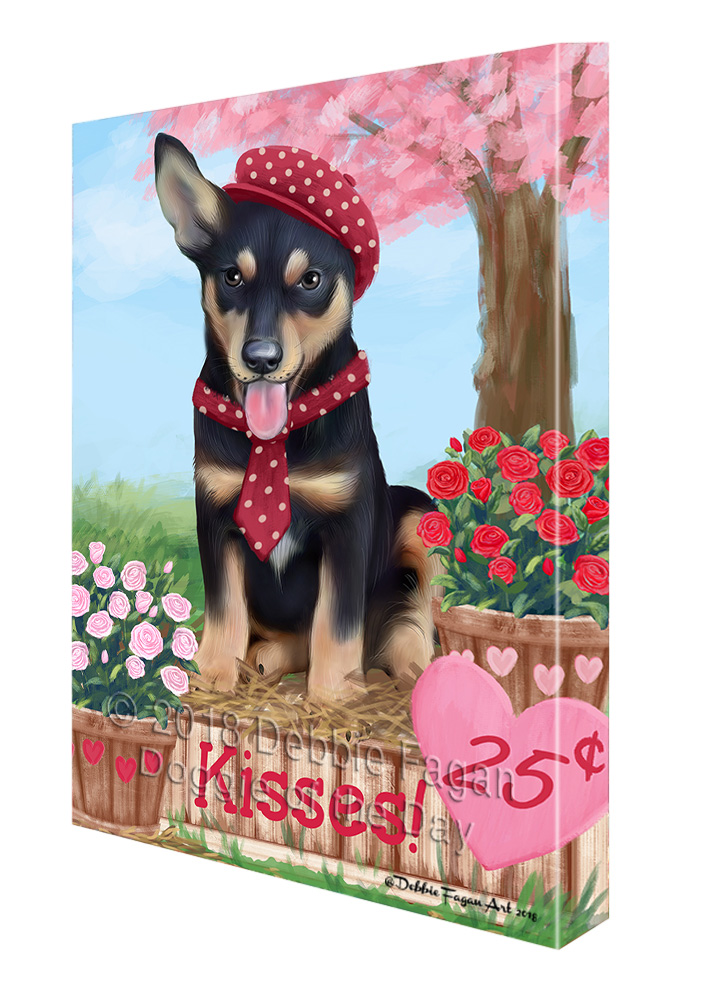 Rosie 25 Cent Kisses Dog Cat Canvas Wall Art Home D?cor, 16x20 Inches | eBay UK